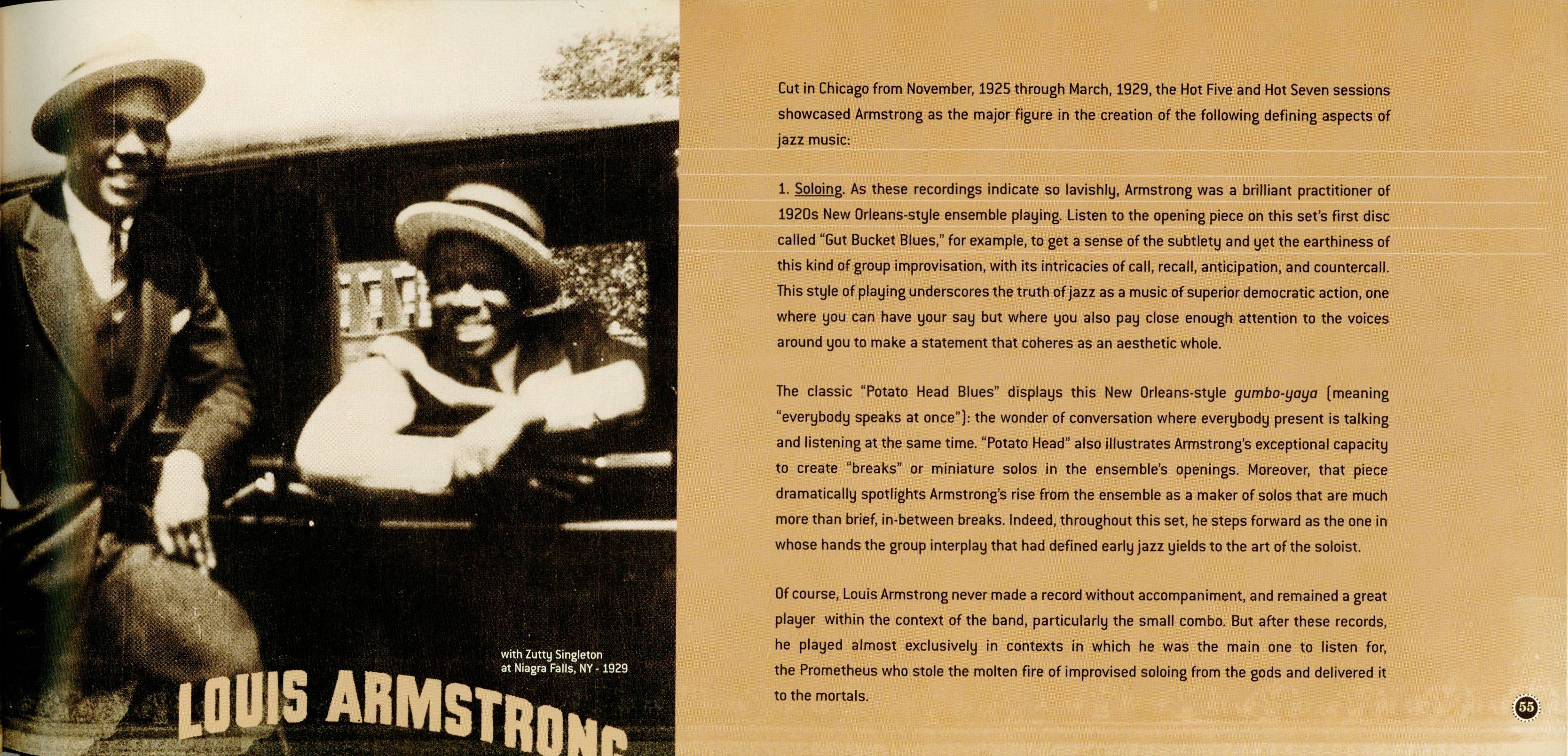 Louis Armstrong The Complete Hot Five And Hot Seven Recordings ...